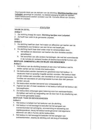 Akte van oprichting | PDF