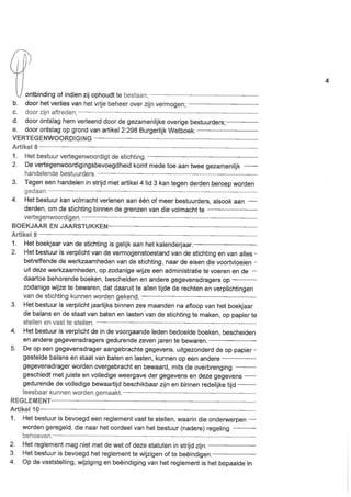 Akte van oprichting | PDF