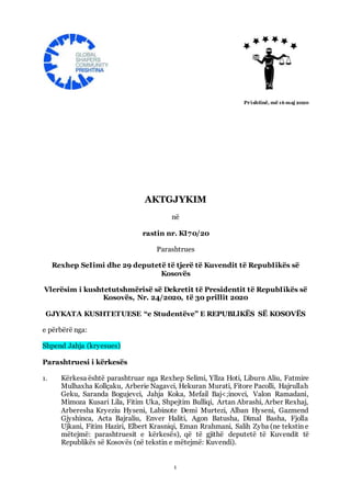 Aktgjykimi ko70 20 simulim verzioni perfundimtar - gjyqtari shpend ...