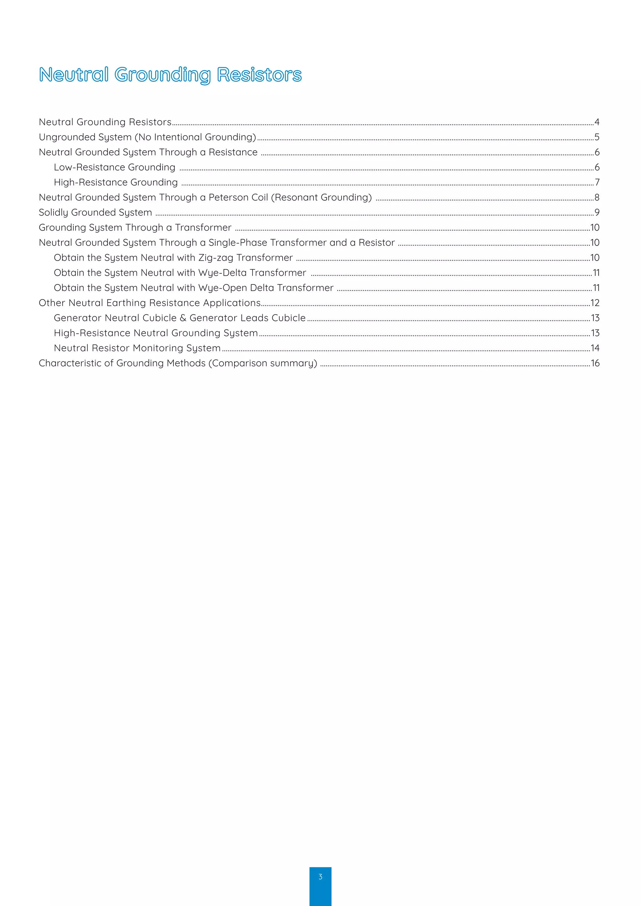 Neutral Grounding Resistors | PDF