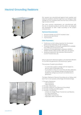 Neutral Grounding Resistors | PDF