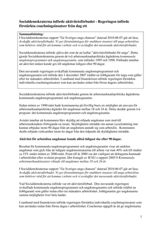 Aktivitetsförbud | PDF