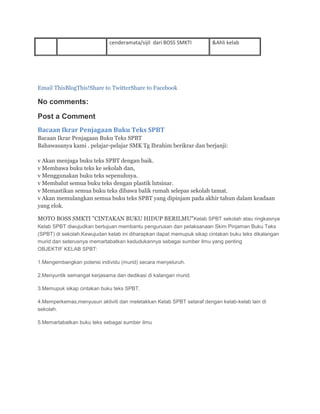 Aktiviti kelab boss | DOCX