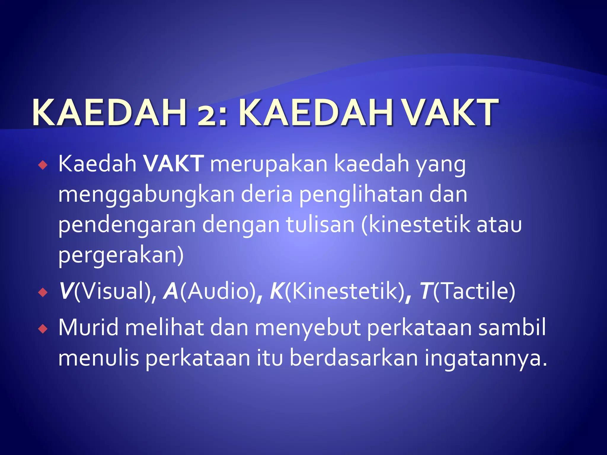 Aktiviti mengeja (kaedah mengeja & vakt) | PPTX