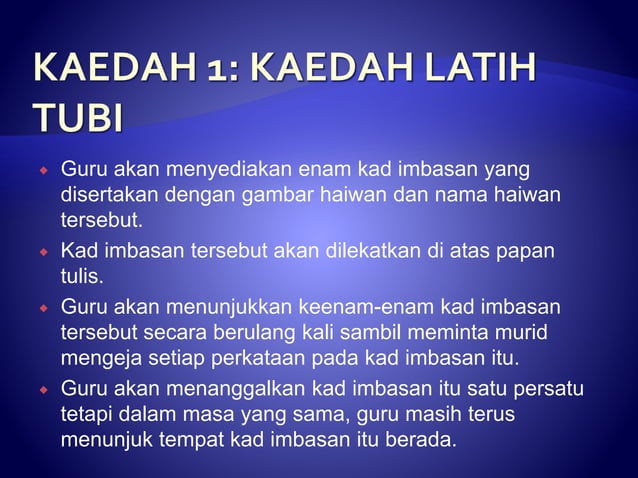 Aktiviti mengeja (kaedah mengeja & vakt) | PPT