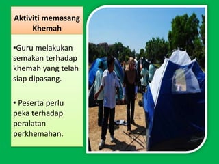 Aktiviti pasang khemah slideshare | PPTX