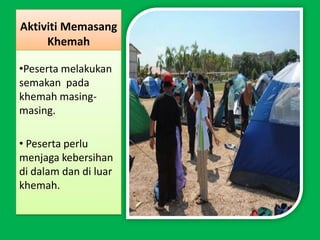 Aktiviti pasang khemah slideshare | PPTX
