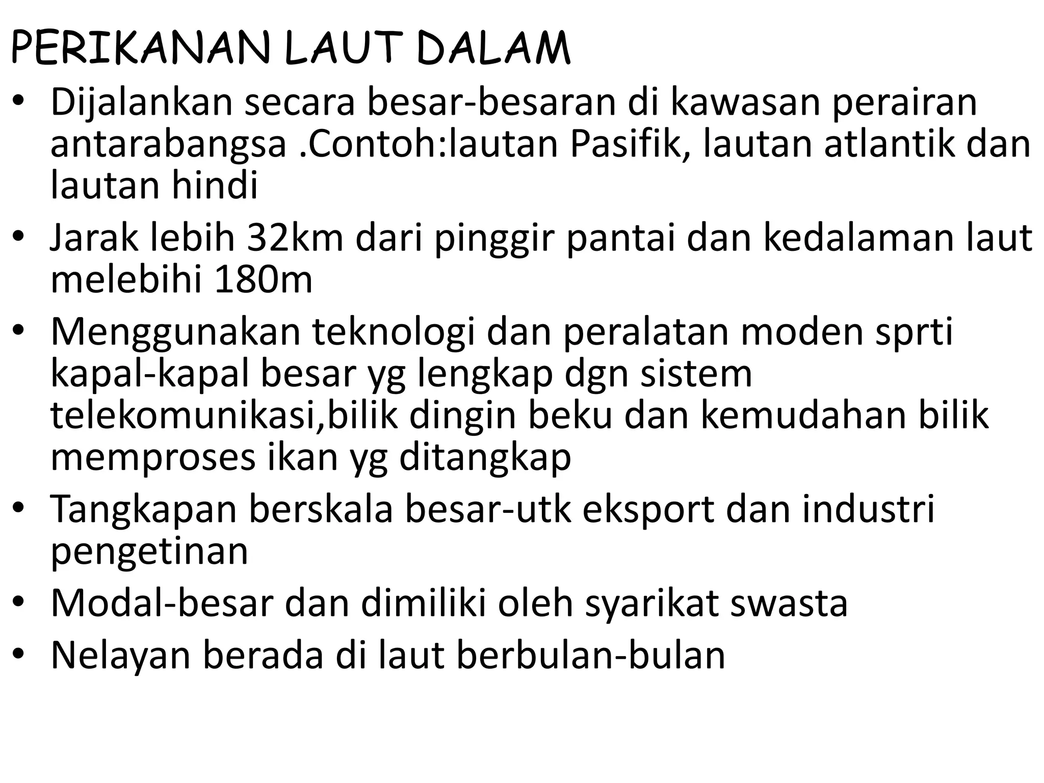 Aktiviti perikanan dan impak terhadap alam sekitar | PPTX