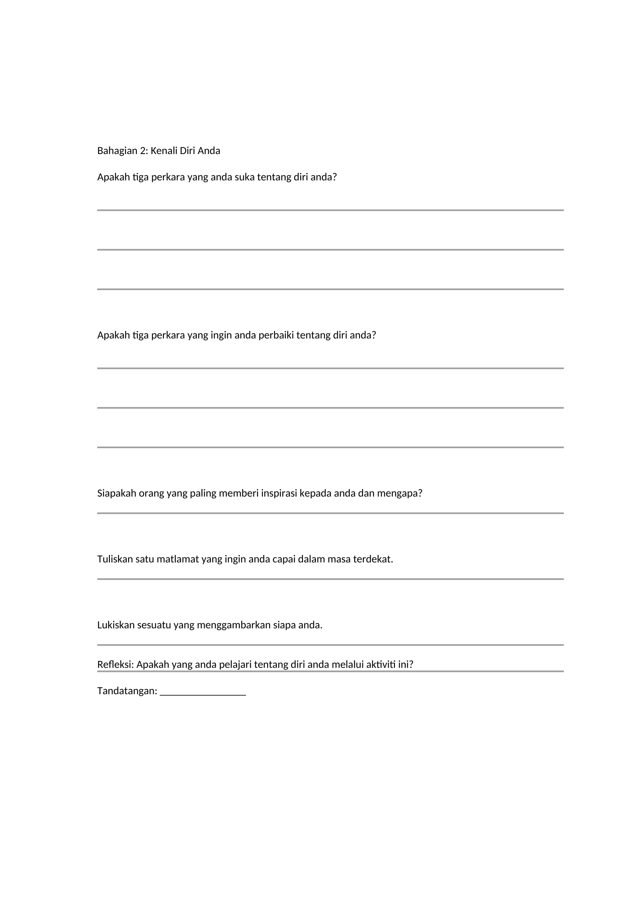 AKTIVITI PRS BERKAITAN EMOSI DAN PERASAAN | DOCX