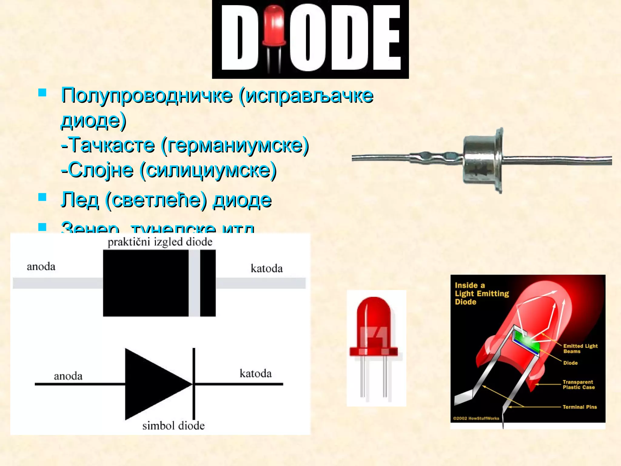 Aktivni elektronski elementi | PPT