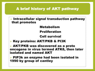AKT/PKB SIGNALING PATHWAY | PPTX