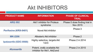 Akt protein kinase b | PPTX