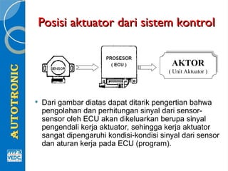 sensor_dan_akuator sistem kendaraanjjjjj | PPT