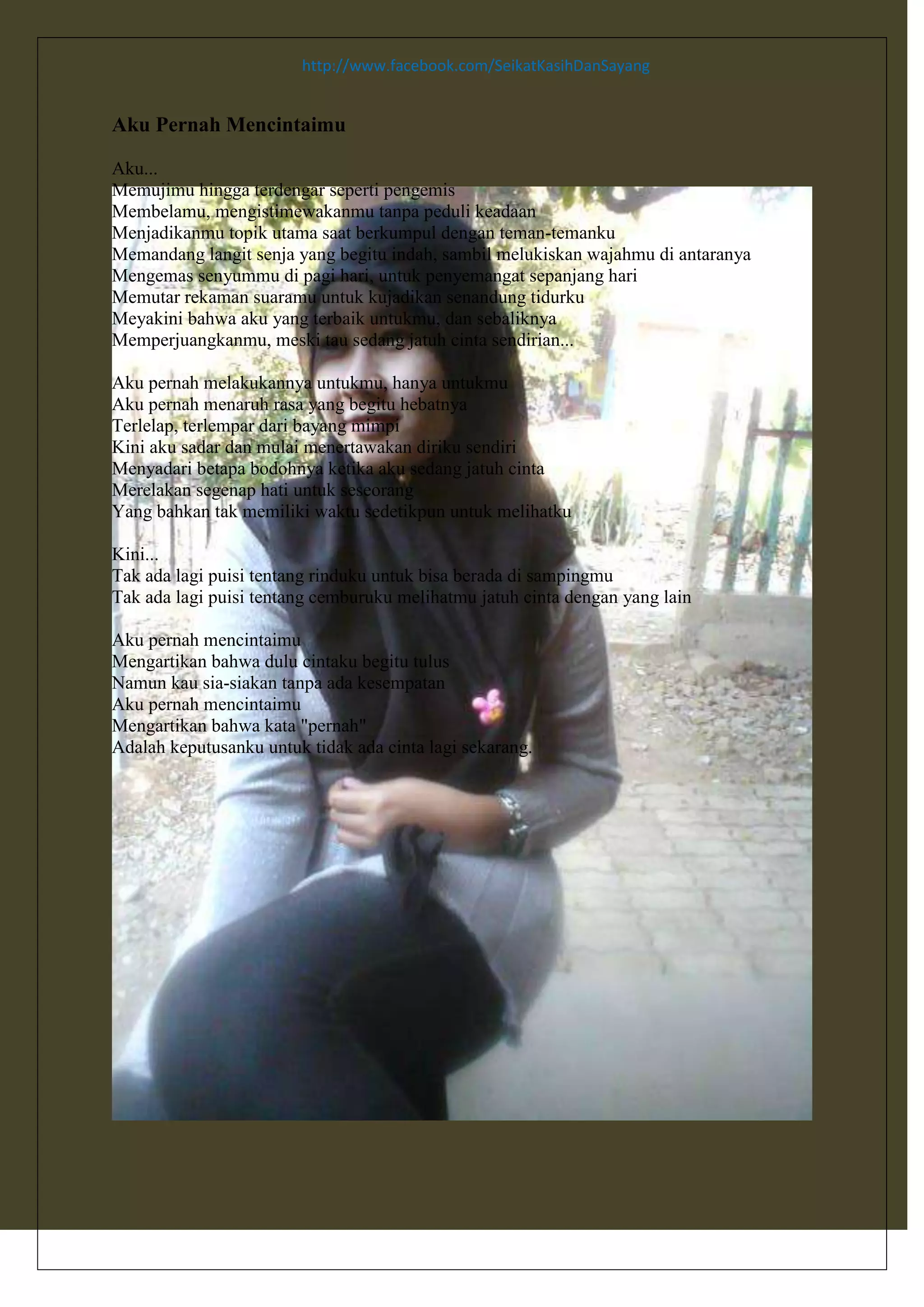 Aku pernah mencintaimu | DOCX