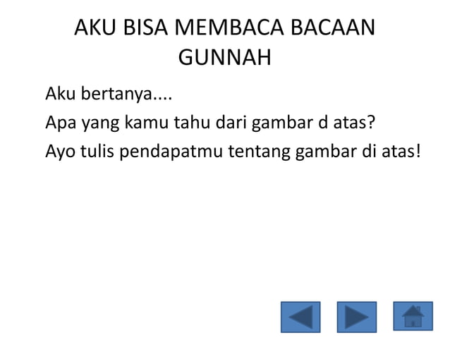 Aku bisa membaca bacaan gunnah | PPTX
