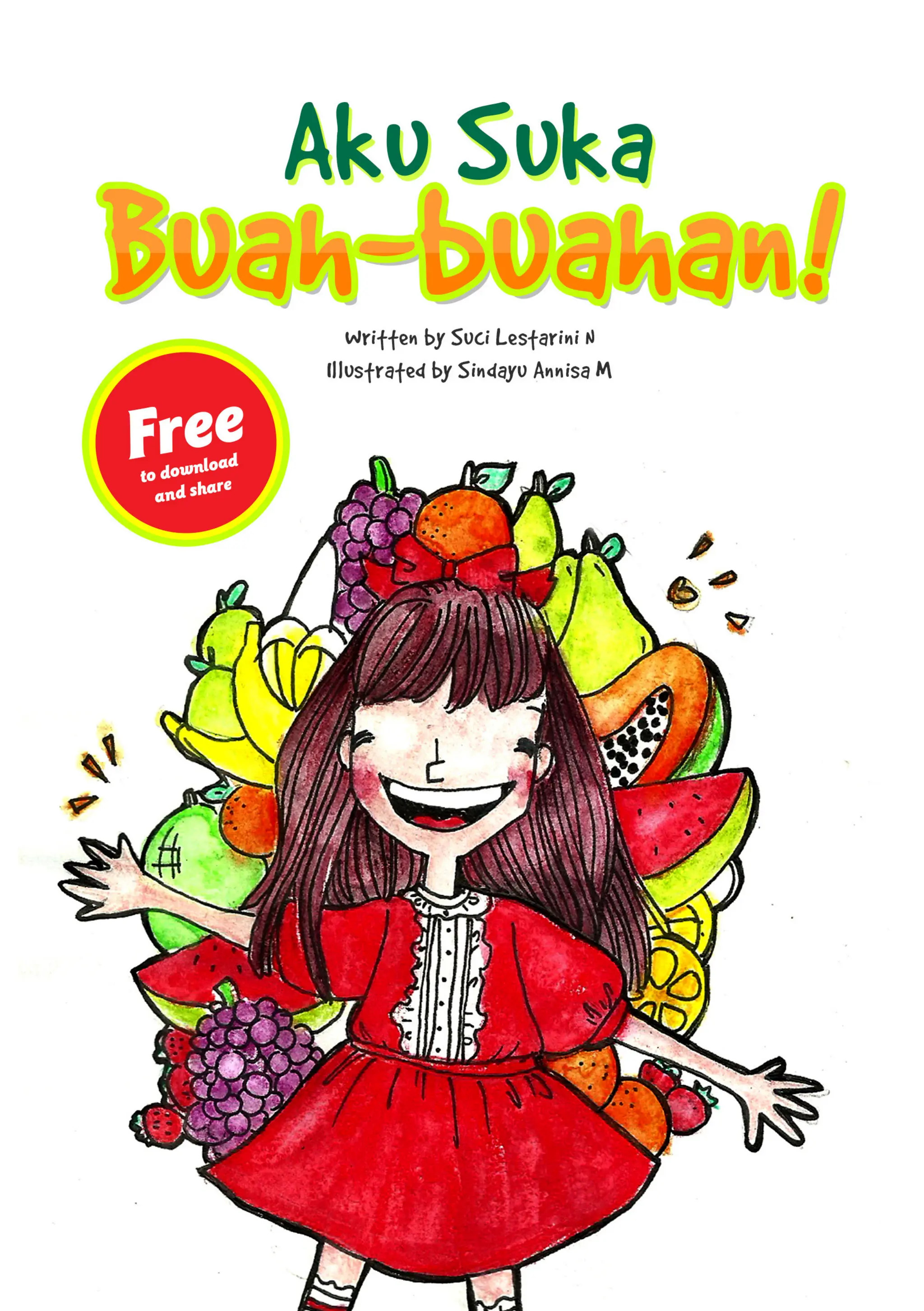 aku suka buah-buahan (buku cerita anak-anak) | PDF