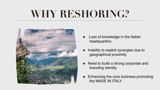 Aku case of reshoring | PPT