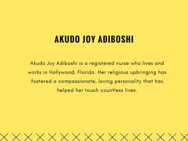 Akudo joy adiboshi compassion for all | PPT