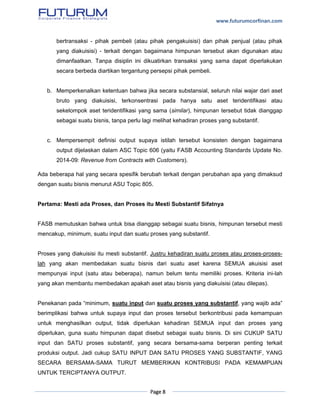 Akuisisi aset atau akuisisi bisnis asc topic 805 | PDF