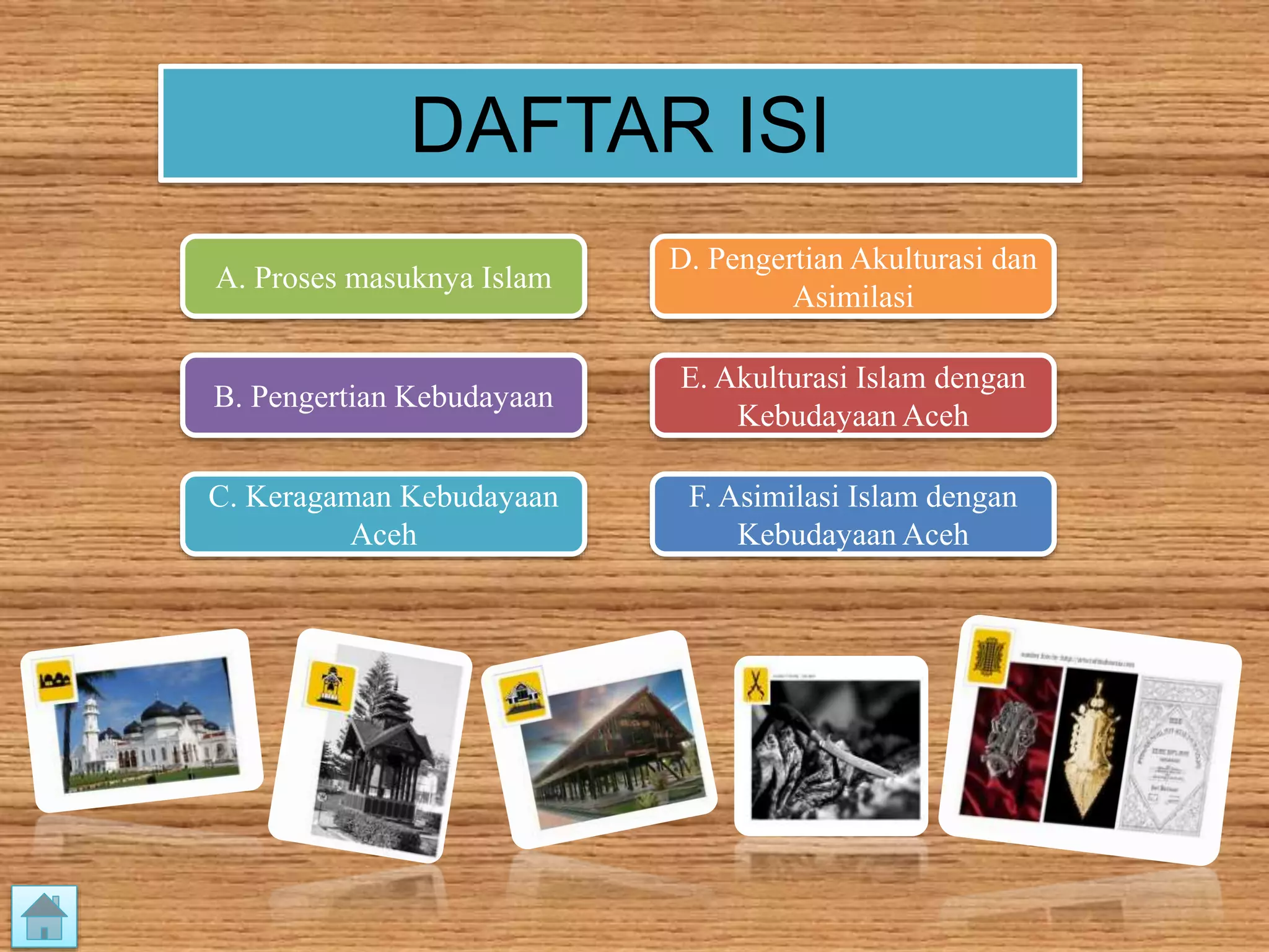 Akulturasi dan asimilasi islam dengan aceh | PPTX