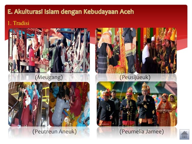 Akulturasi dan asimilasi islam dengan aceh | PPTX