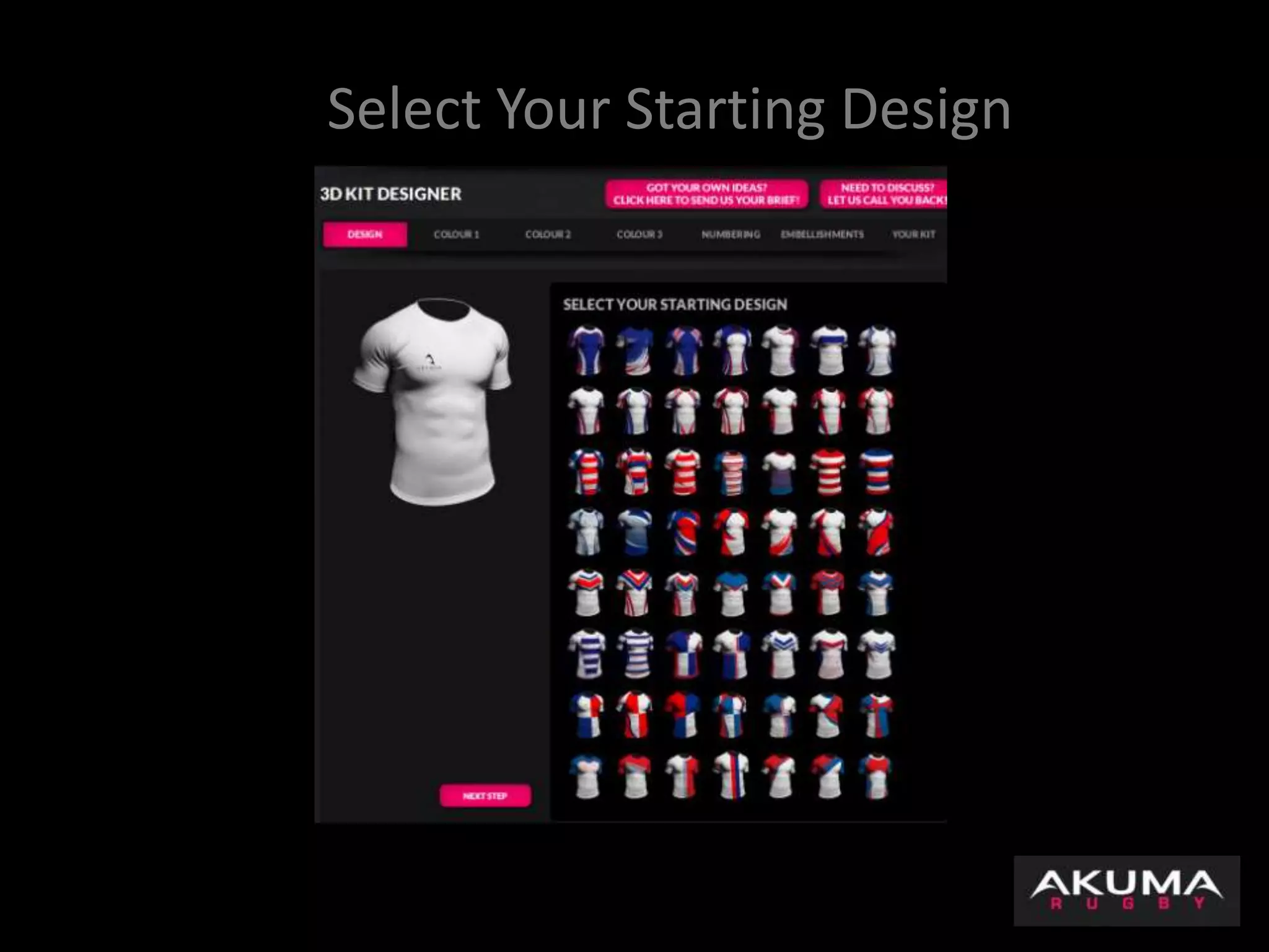 Akuma Rugby 3D Kit Designer | PPT