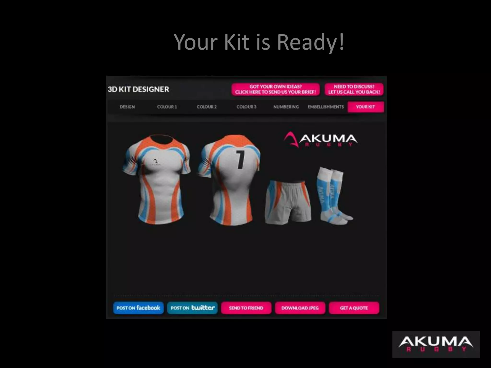 Akuma Rugby 3D Kit Designer | PPT