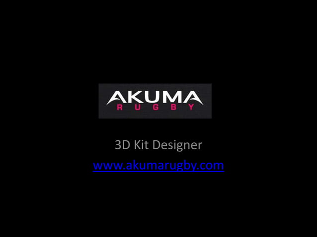 Akuma Rugby 3D Kit Designer | PPT