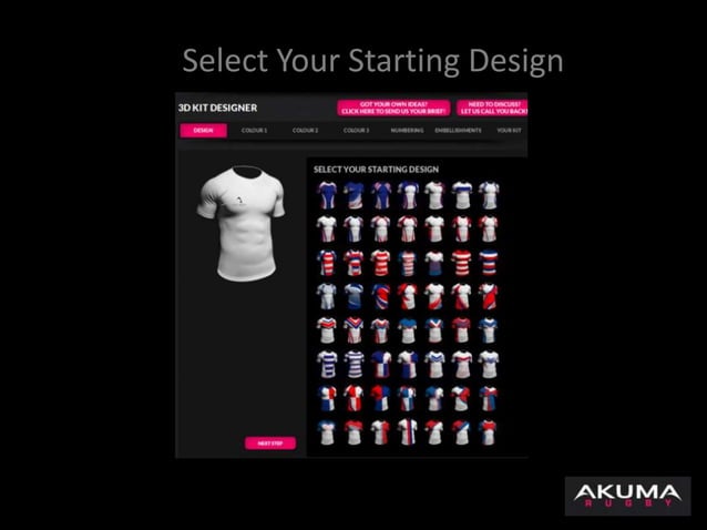 Akuma Rugby 3D Kit Designer | PPT