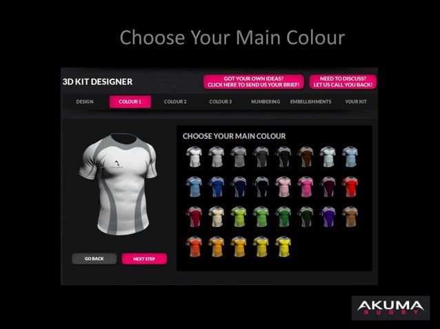Akuma Rugby 3D Kit Designer | PPT