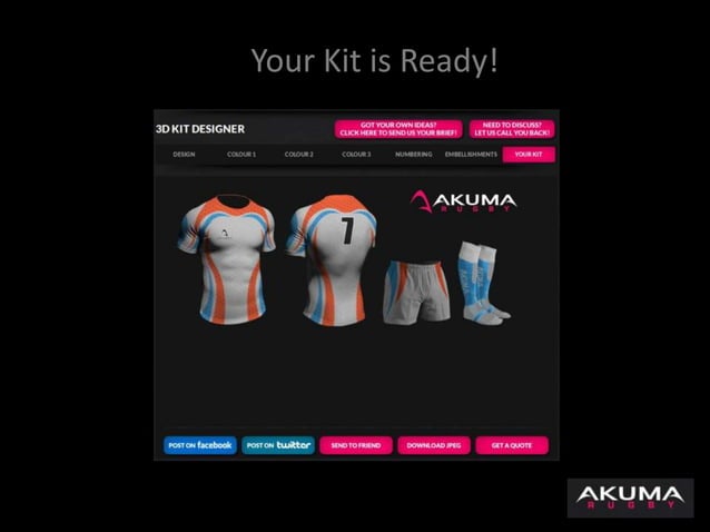 Akuma Rugby 3D Kit Designer | PPT
