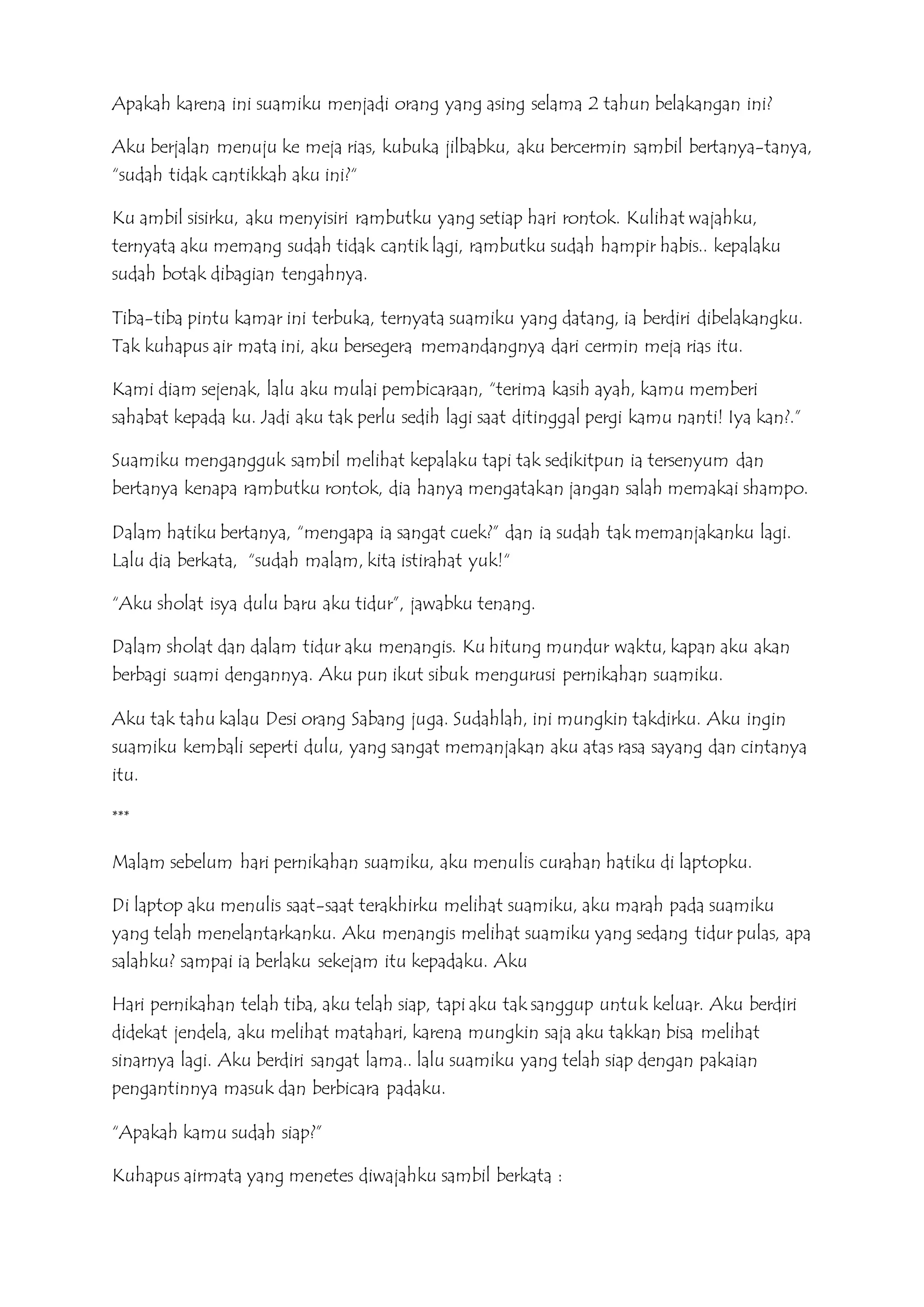 Aku mencintaimu | DOCX