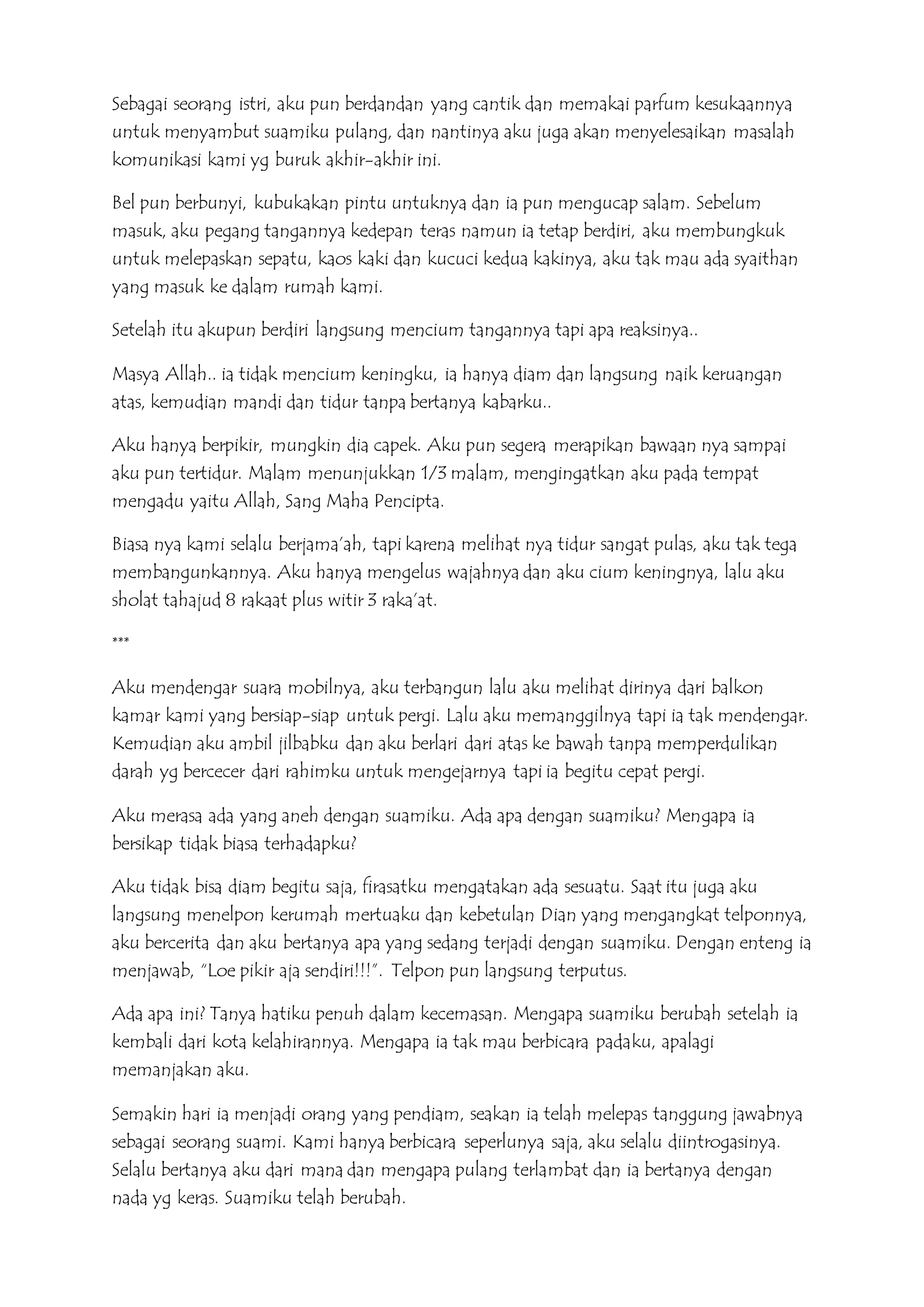Aku mencintaimu | DOCX