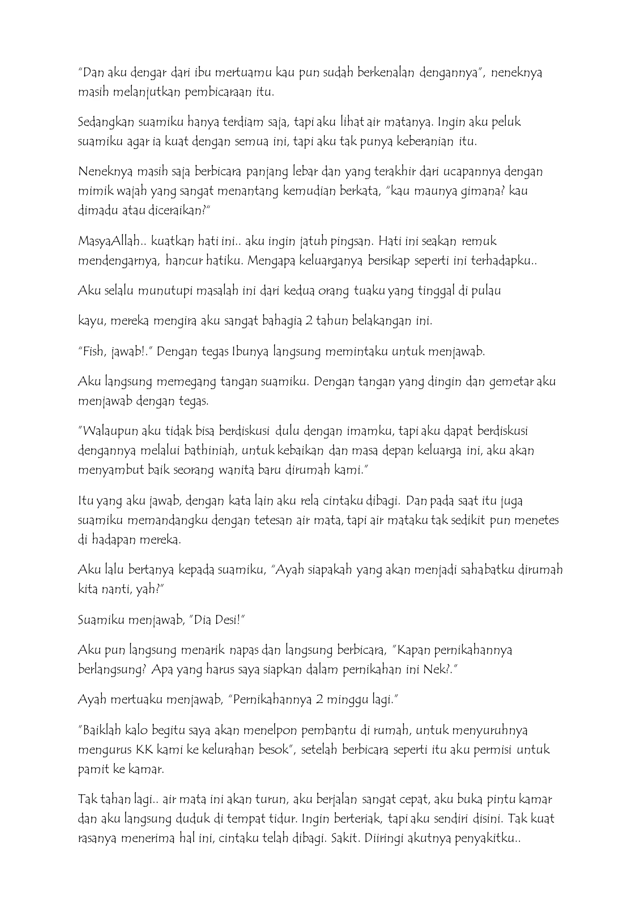 Aku mencintaimu | DOCX