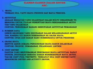 Activity Based Costing (ABC) | PPT