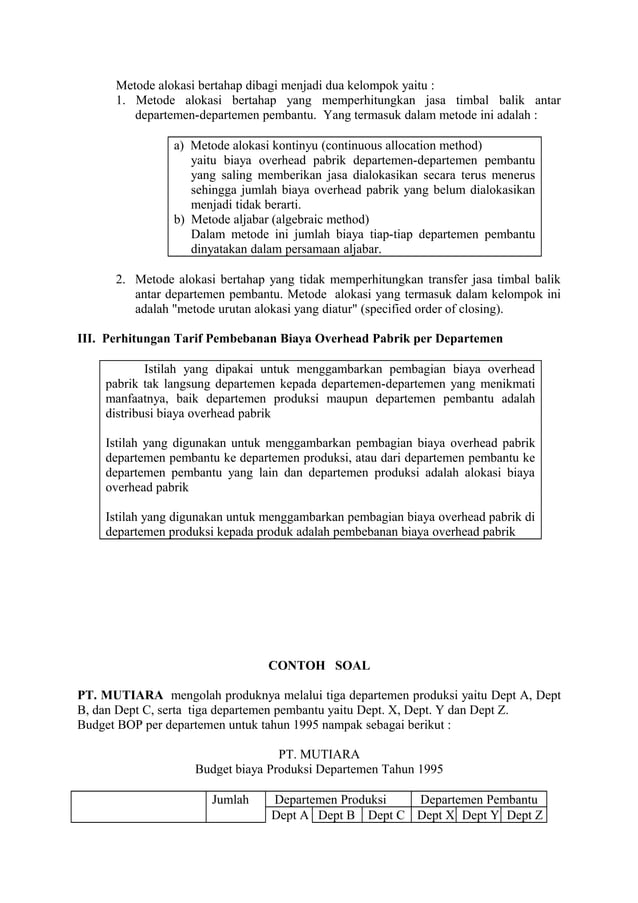 Akuntansi biaya | DOC