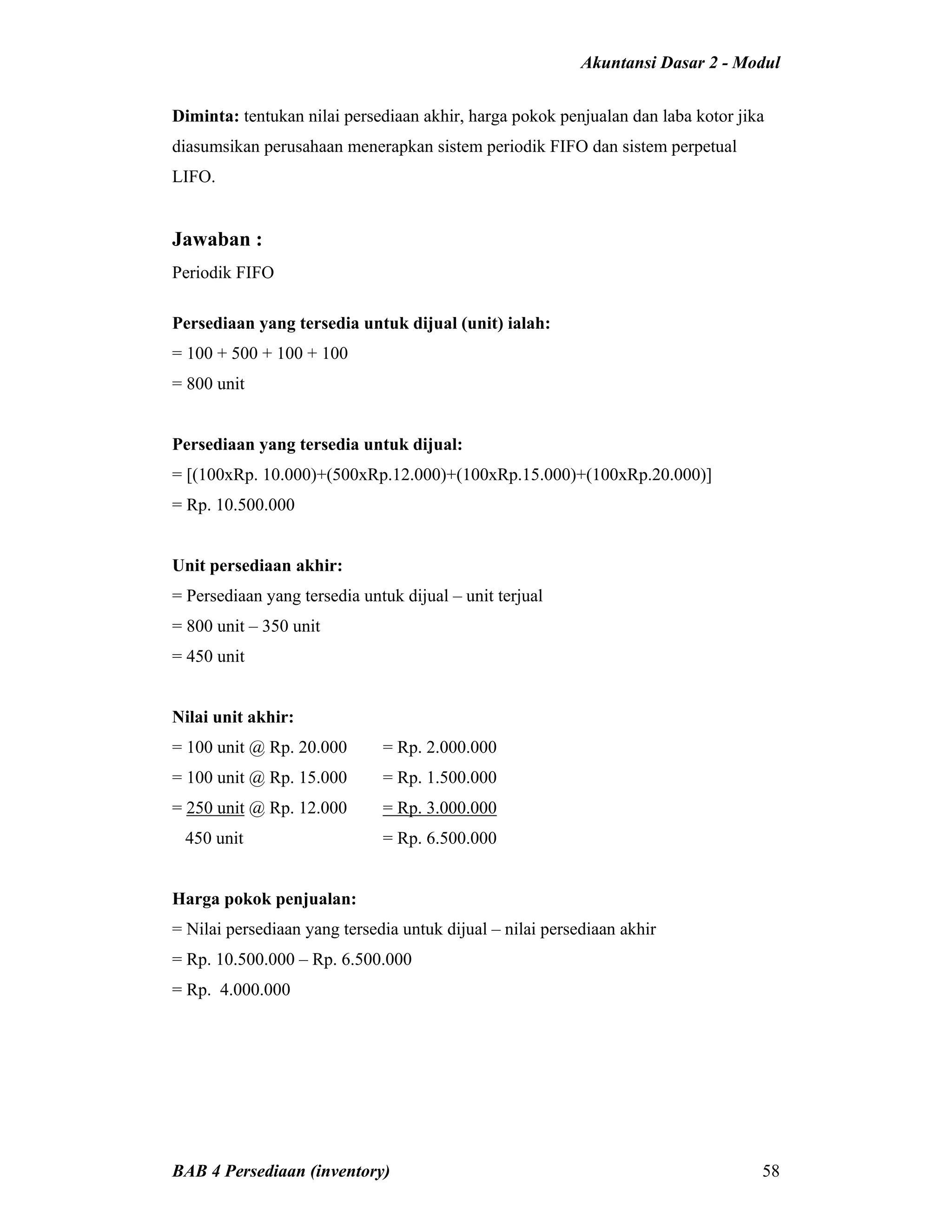 Akuntansi persediaan ok | PDF