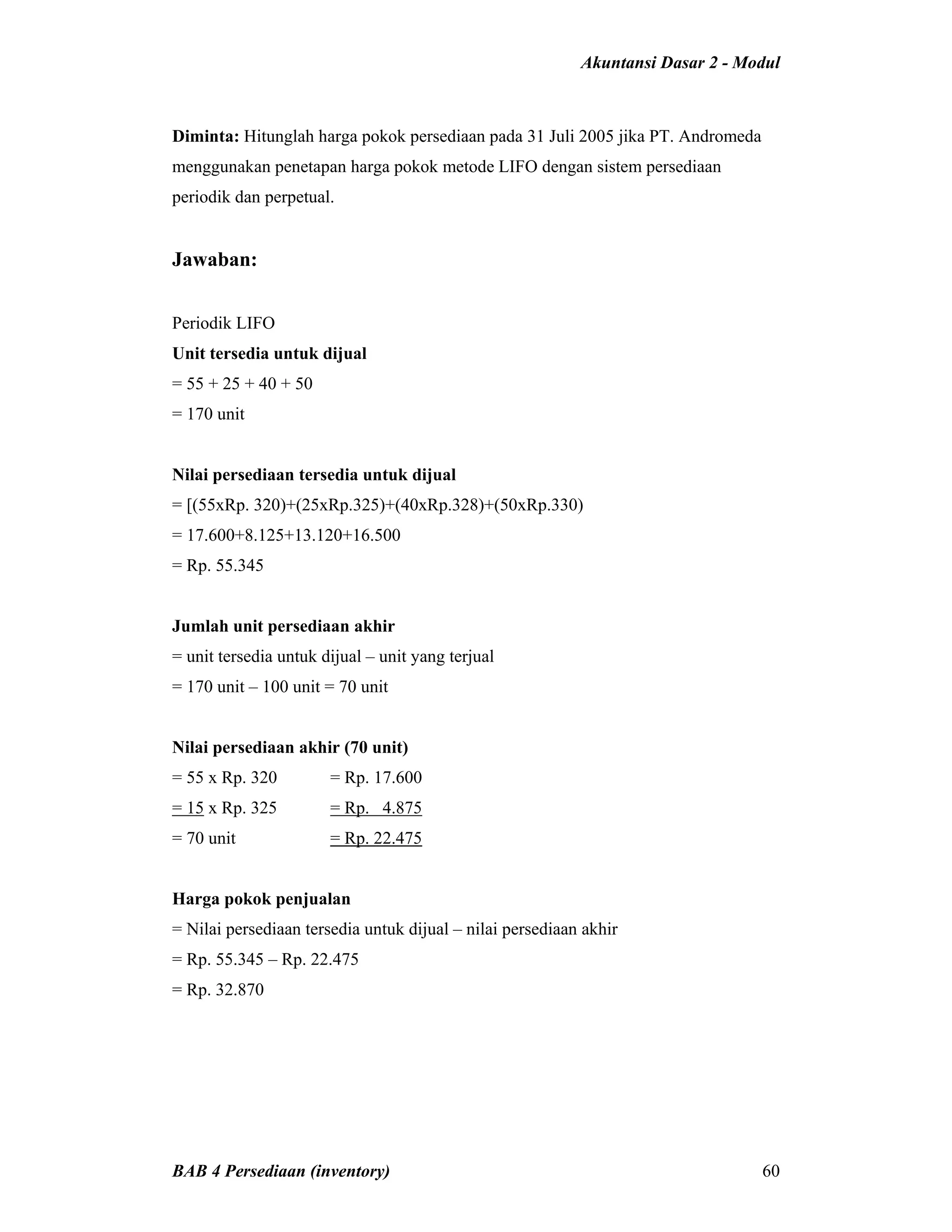 Akuntansi persediaan ok | PDF