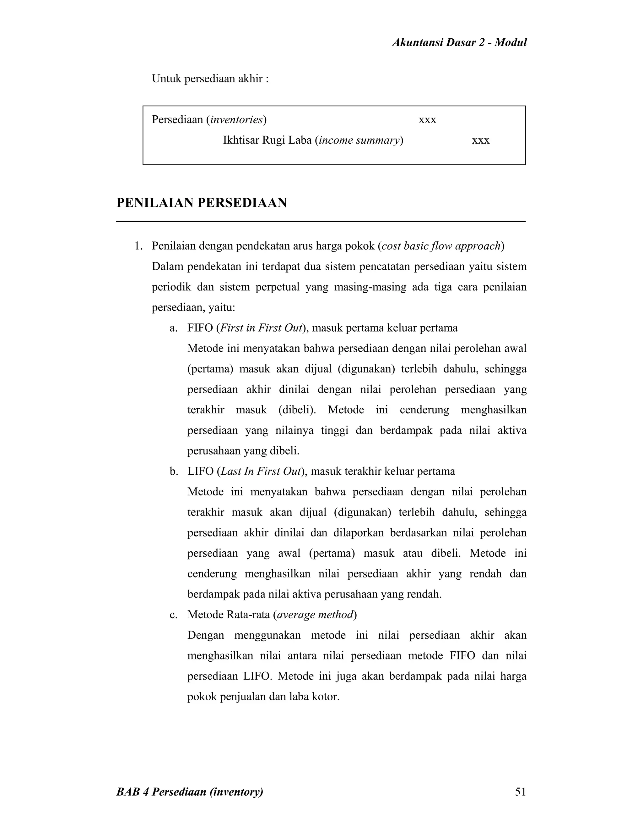 Akuntansi persediaan ok | PDF