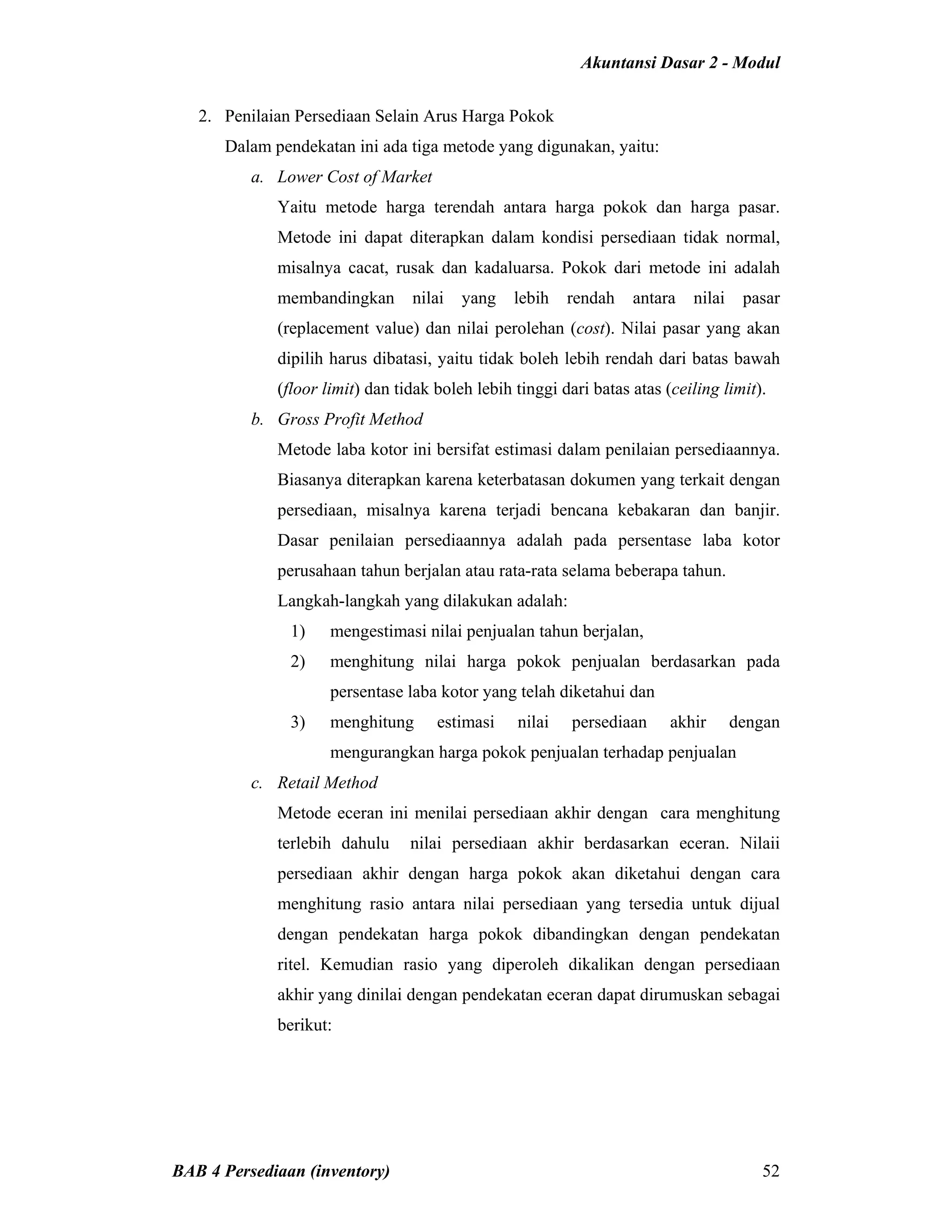 Akuntansi persediaan ok | PDF