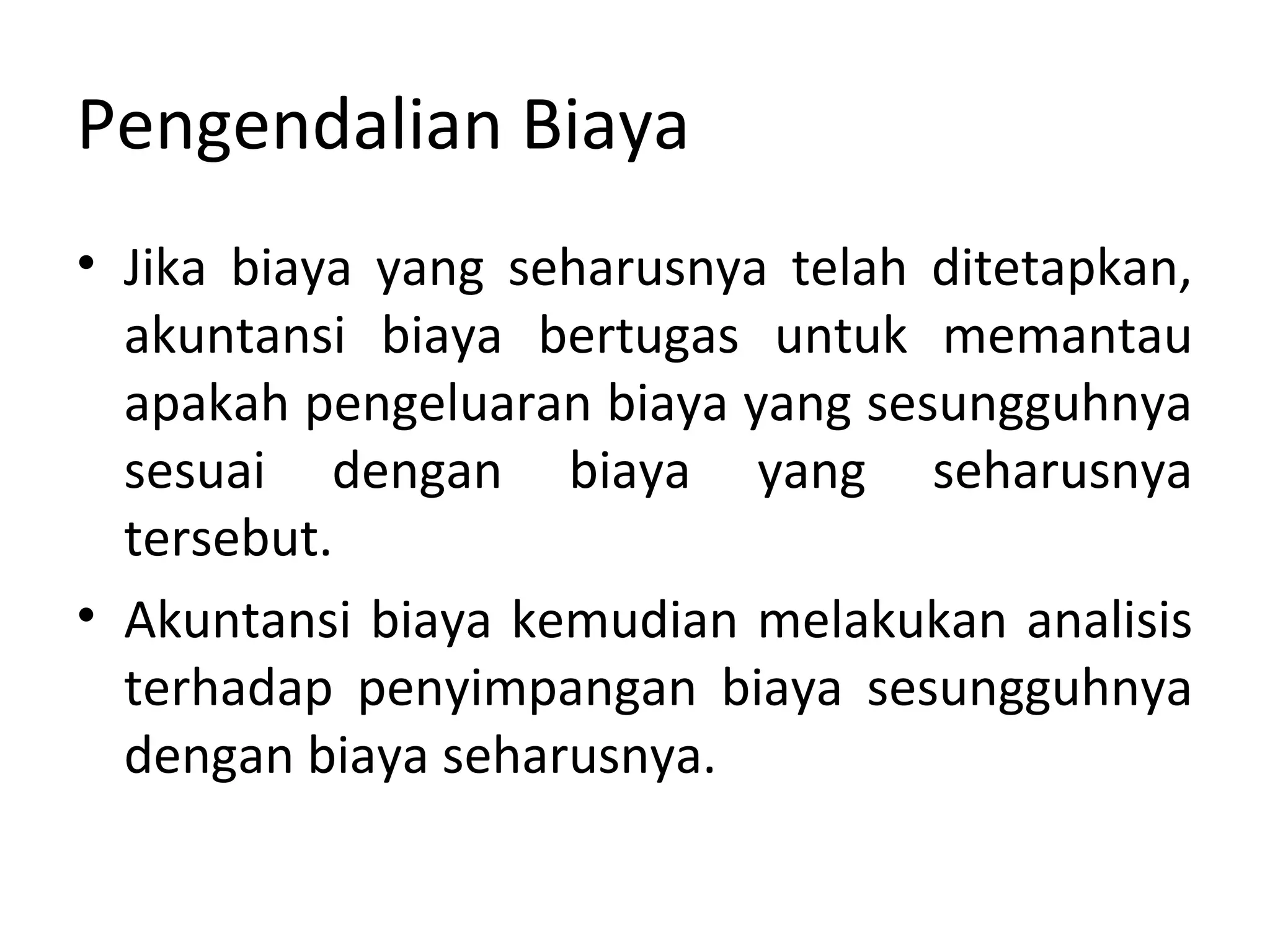 Akuntansi biaya dan pengertian biaya | PPT