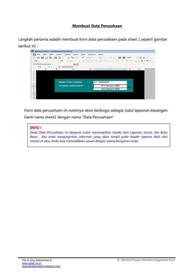 Akuntansi excel | PDF