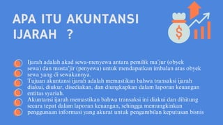 MATERI AKUNTANSI IJARAH POWER POINT (PPT) | PDF