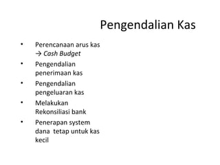 Akuntansi kas | PPT