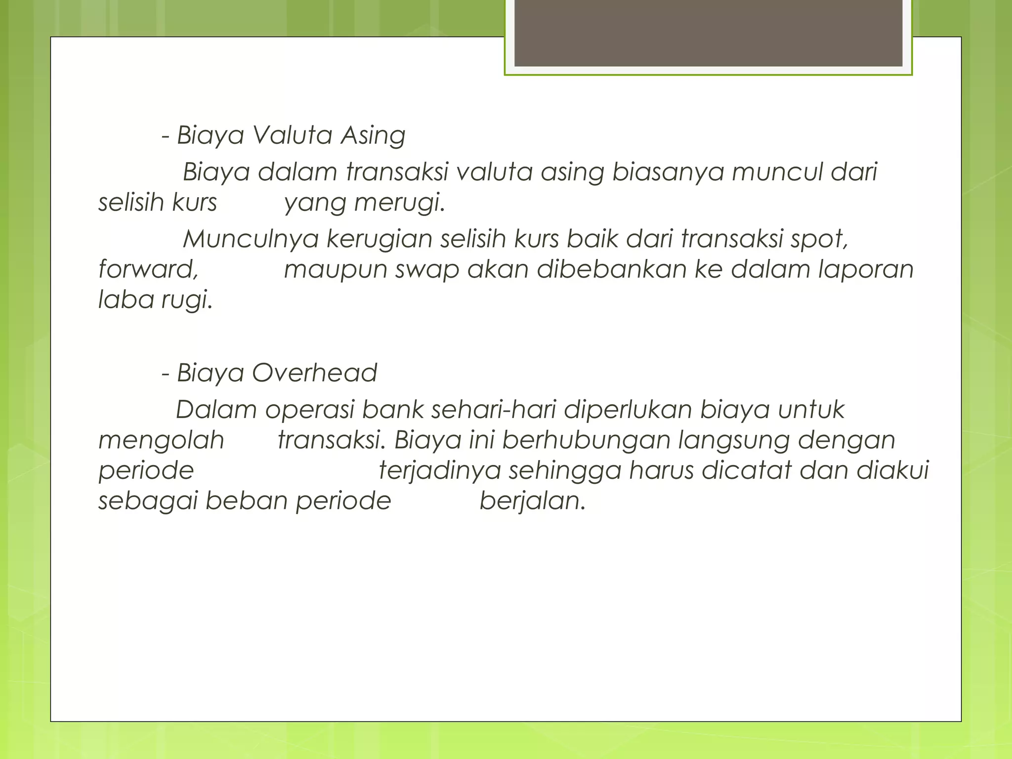 Akuntansi pendapatan dan biaya bank | PPT