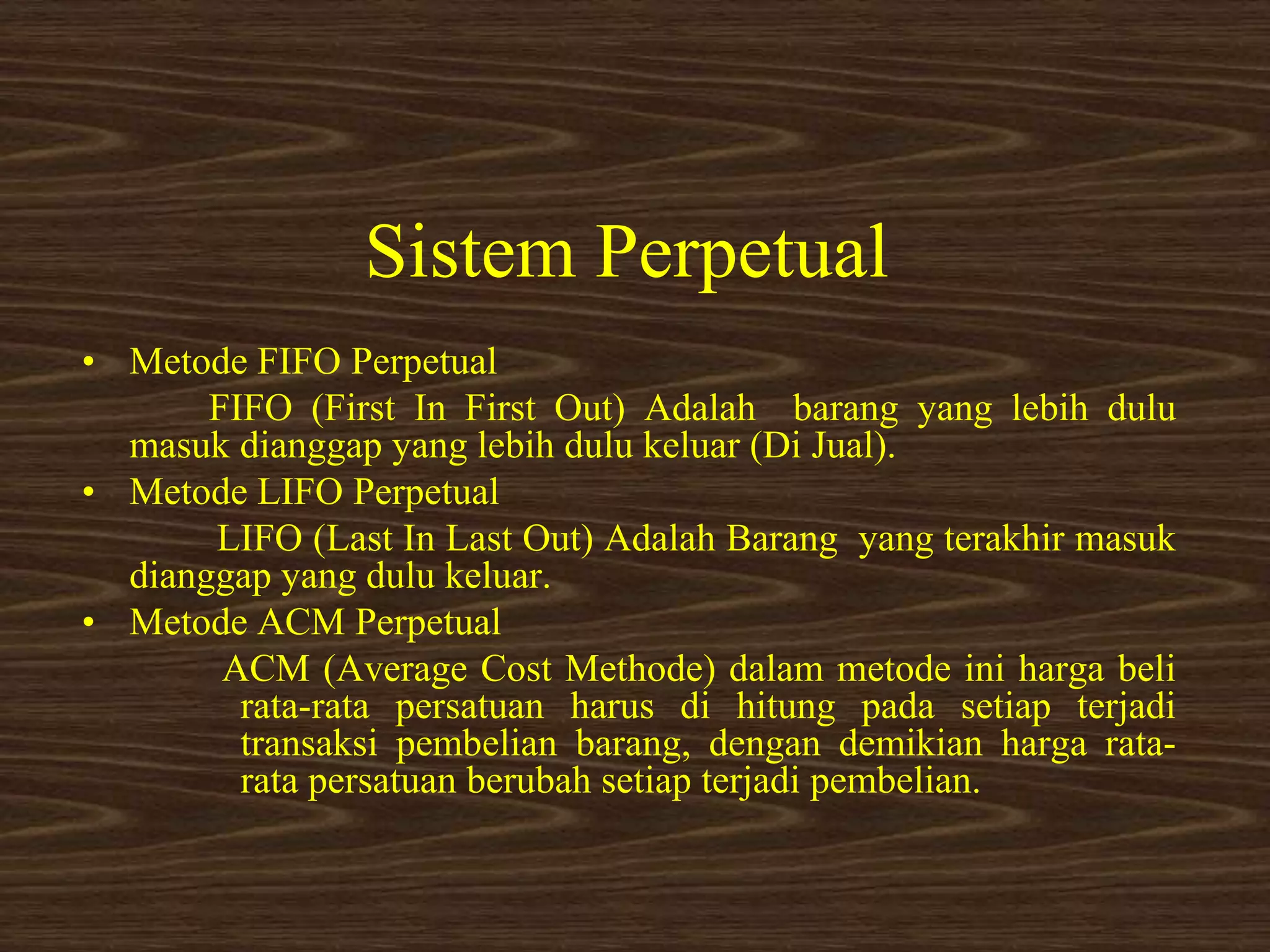Akuntansi persediaan | PPTX
