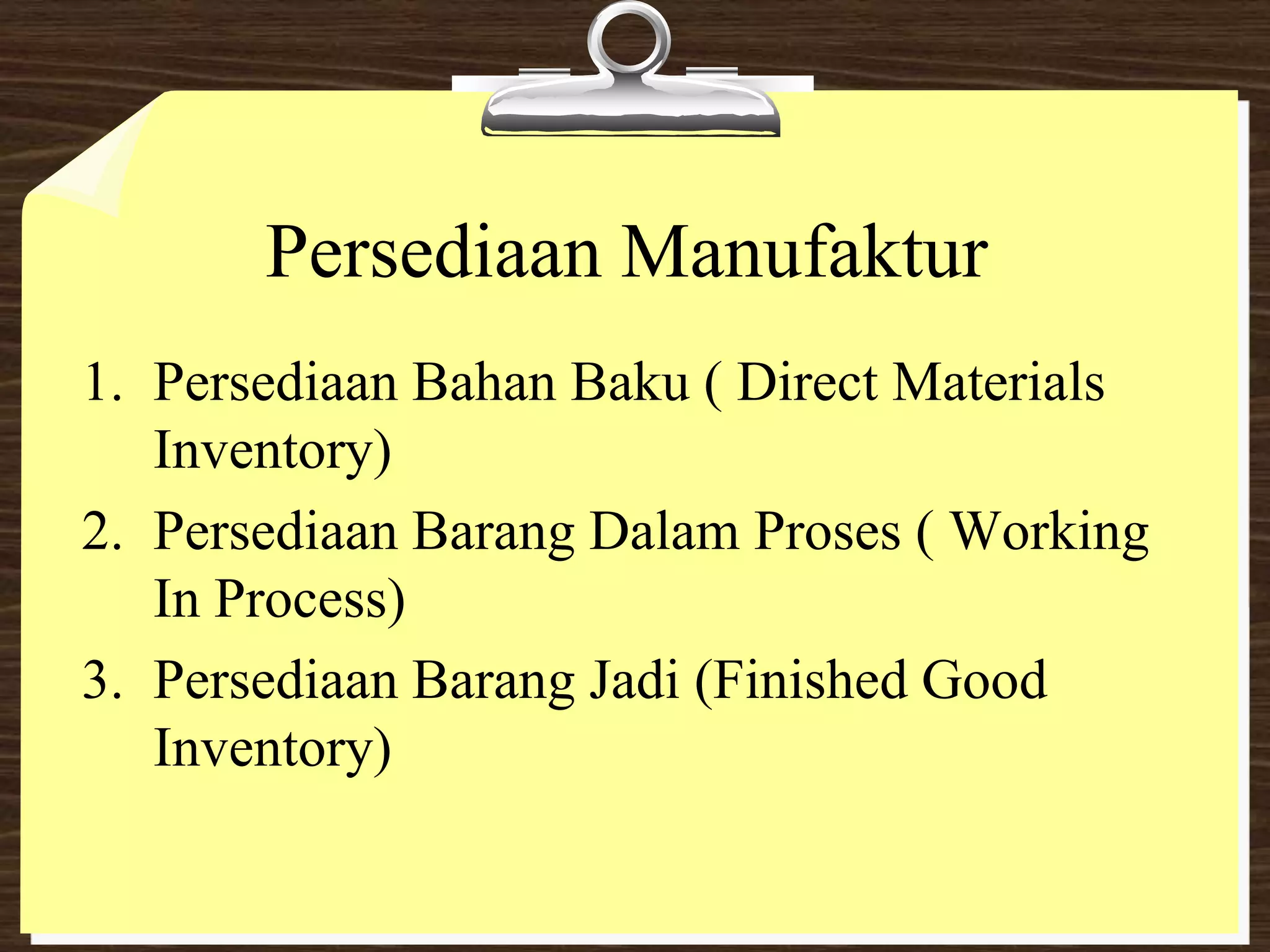 Akuntansi persediaan | PPTX