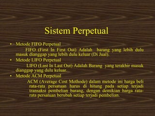 Akuntansi persediaan | PPTX