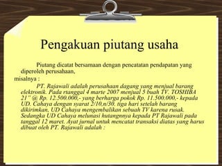 Akuntansi piutang dagang | PPT