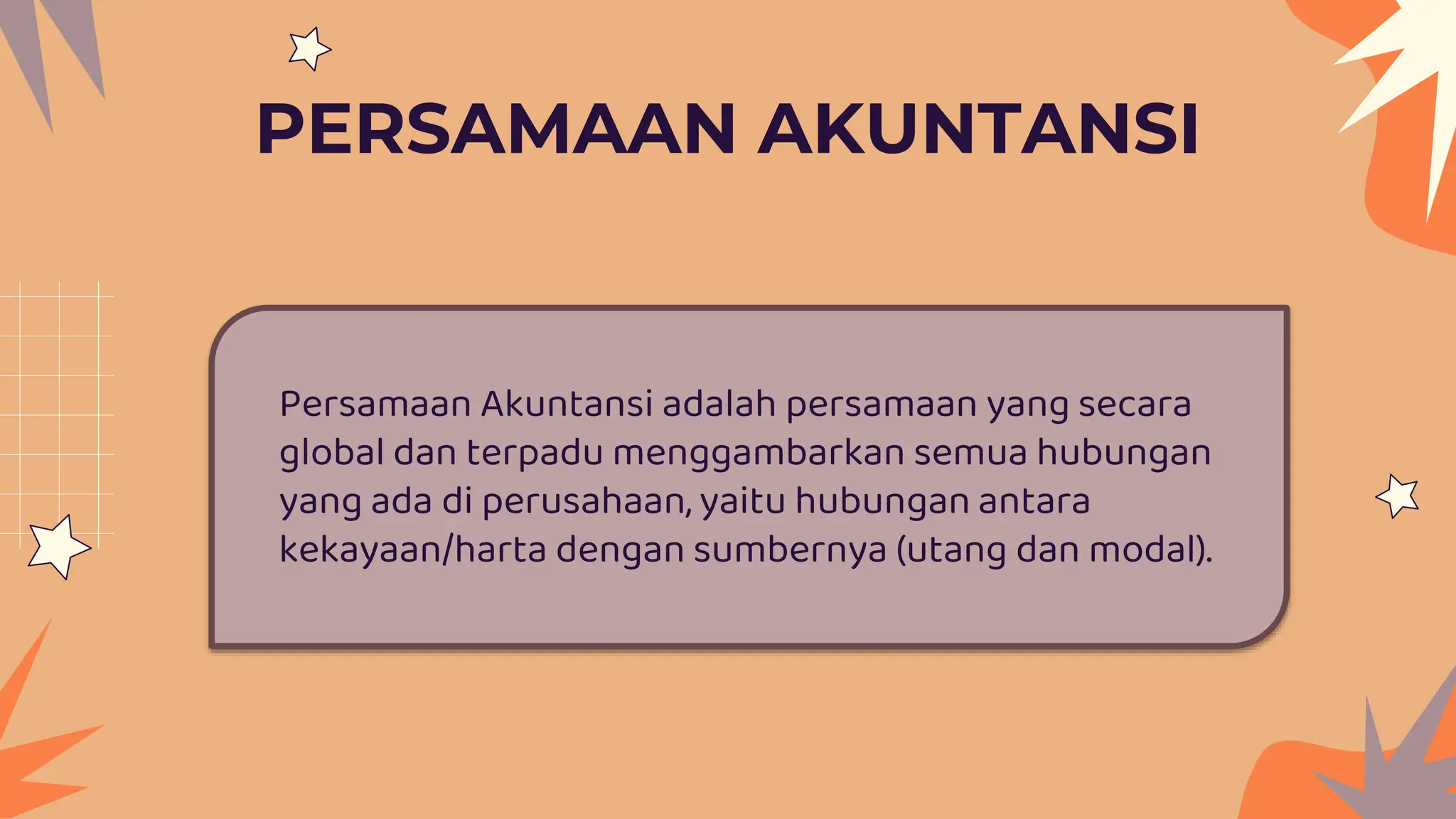 Akuntansi persamaan dasar pptx | PPTX